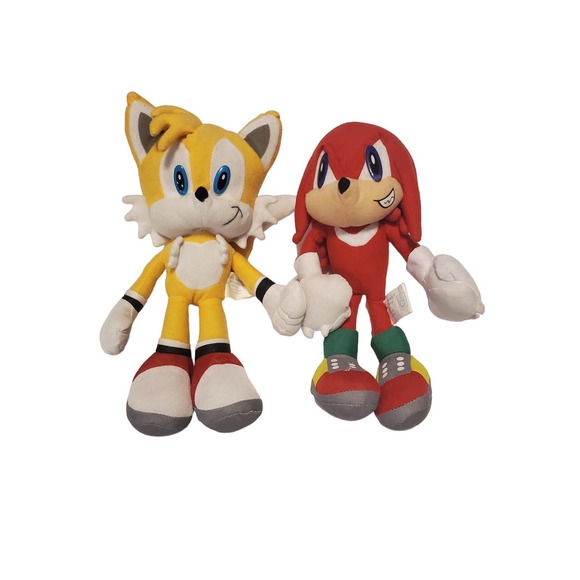 Toy Network | Toys | Sonic The Hedgehog And X Tails Plushies | Poshmark